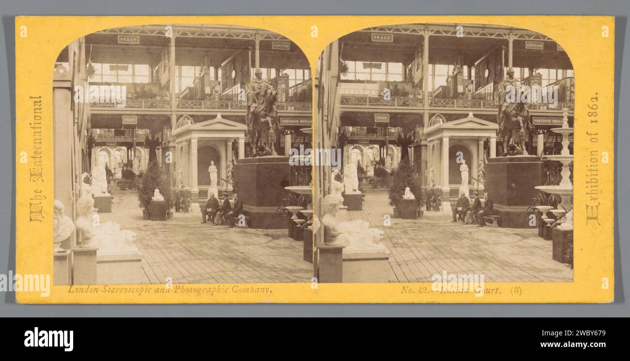 Italian department in the World Exhibition of 1862, William England ...