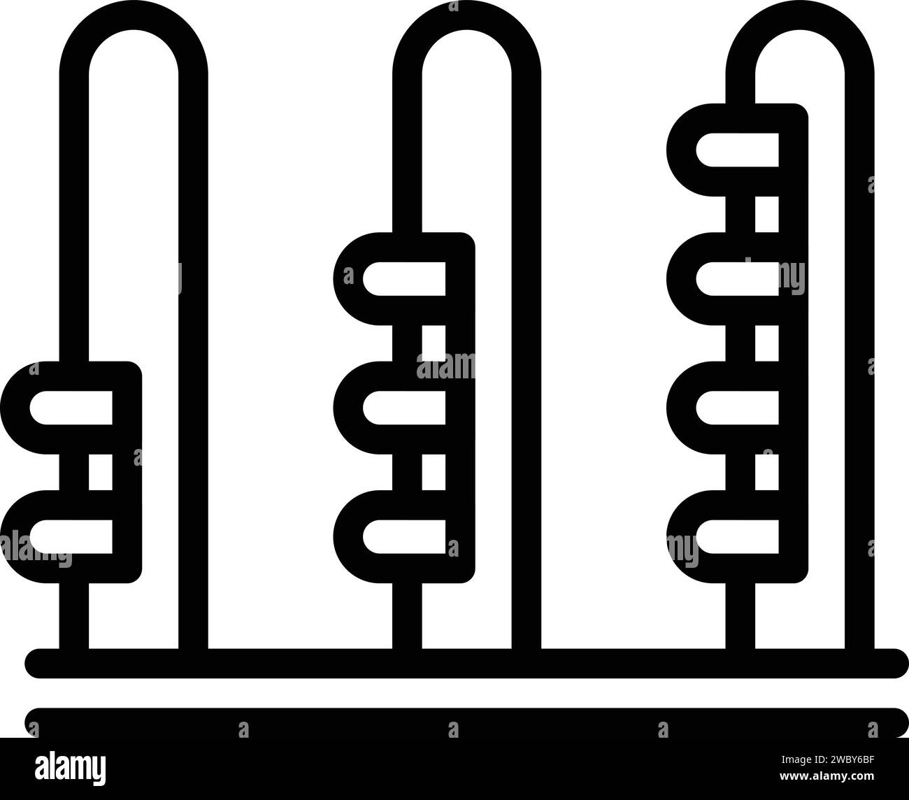 Dog school training icon outline vector. Board track. Canine course ...