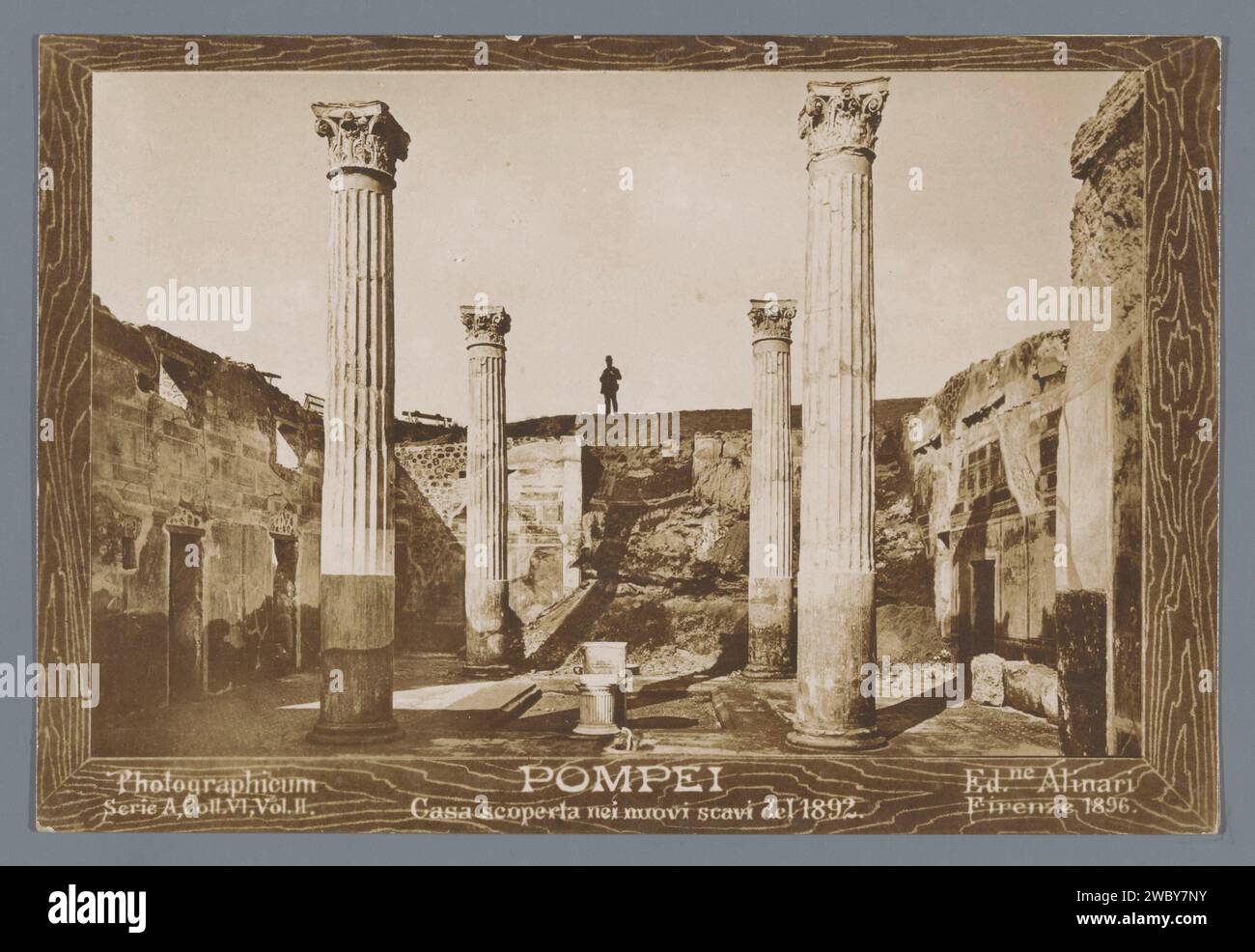 Pompeii/ House discovered in the new excavations of 1892, Alinari, 1896 ...