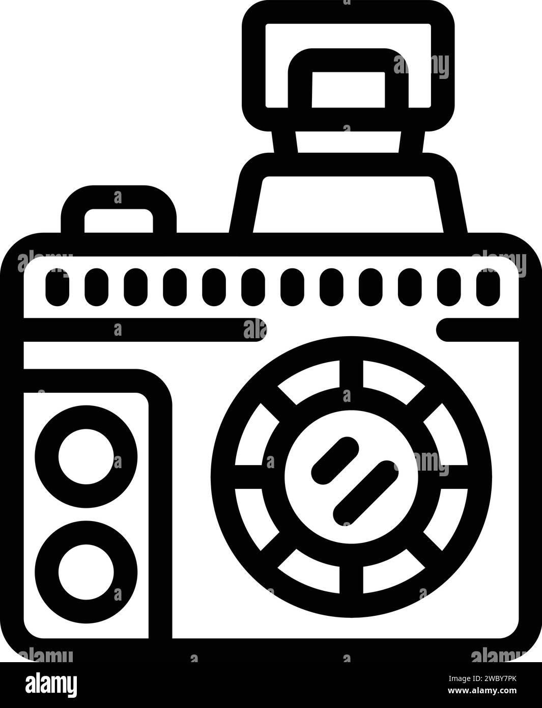 Extreme tourism camera icon outline vector. Camping winter. Explorer ...