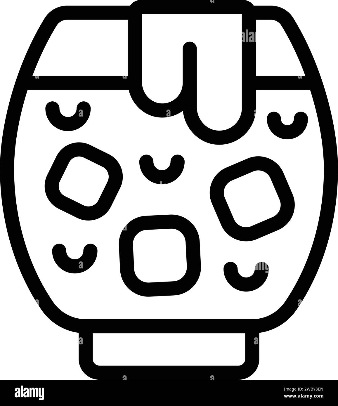 Cream frappe icon outline vector. Tea iced glass. Americano beverage Stock Vector Image & Art ...