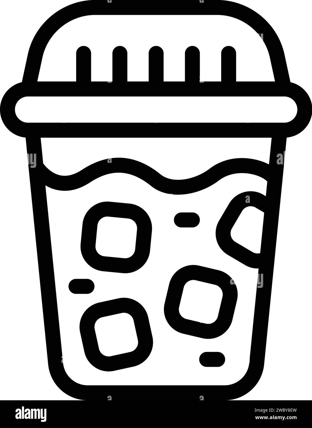 Chilled coffee drink Black and White Stock Photos & Images - Alamy