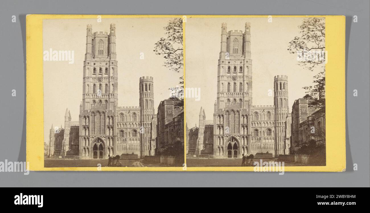 Exterior of the cathedral of Ely, Alexander Wilson, c. 1850 - c. 1880 ...