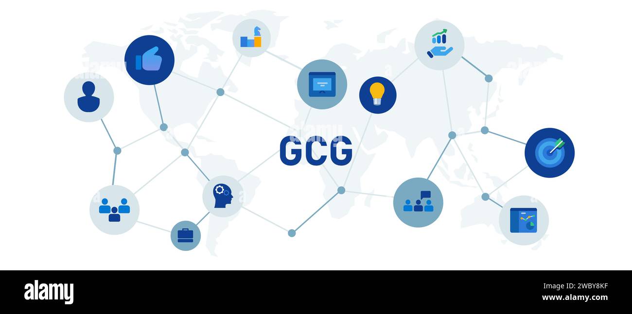 GCG or good corporate governance system business company management ...