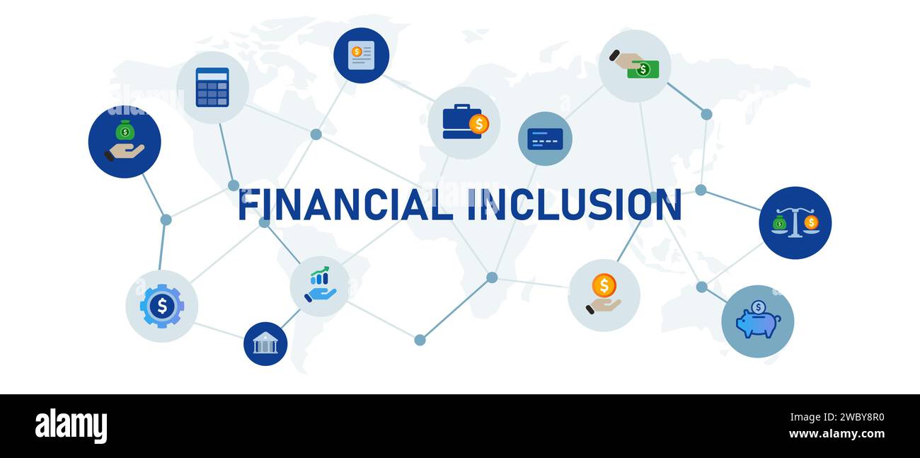 Financial inclusion Stock Vector Images - Alamy