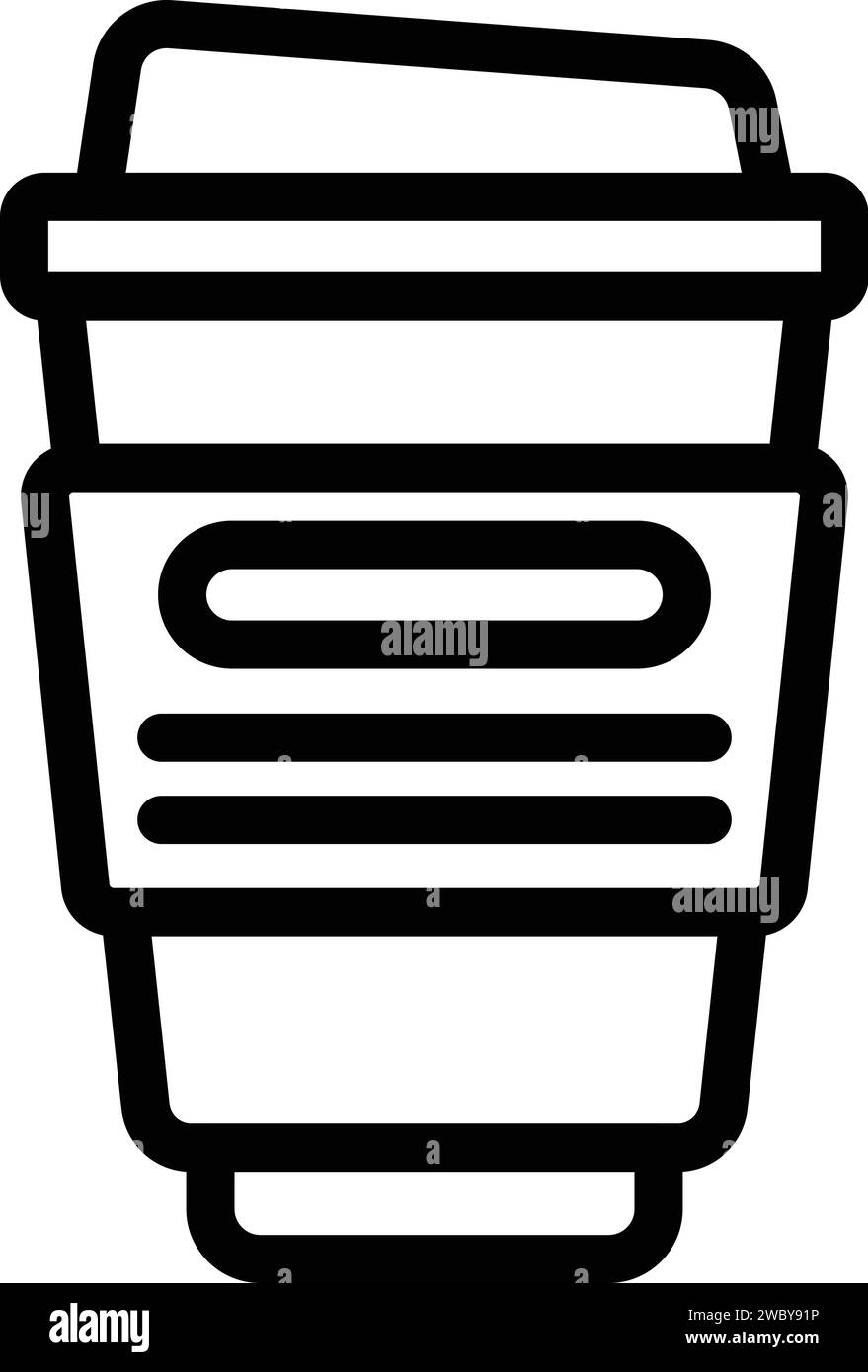 Coconut latte Stock Vector Images - Alamy