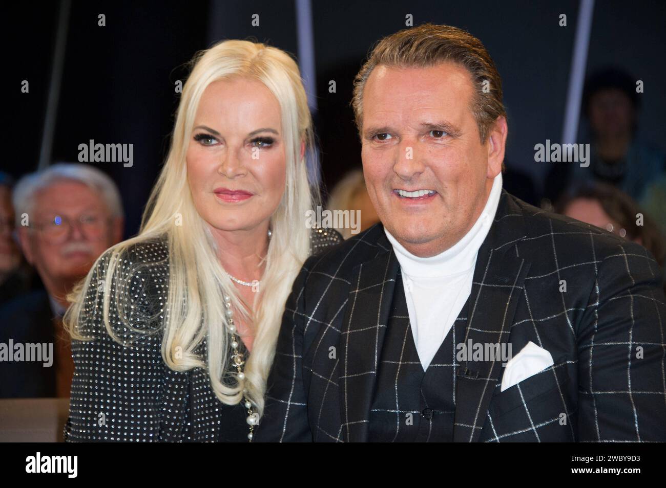 Anna Heesch mit Freund Ralf Dümmel. Aufzeichnung der TV-Sendung NDR ...