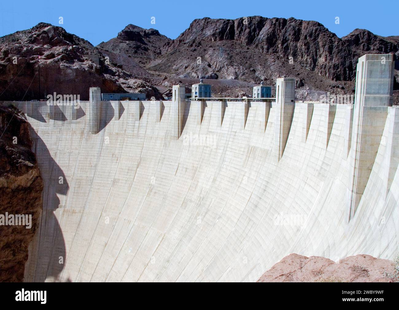 scenic View of the Hoover Dam in Nevada, USA Stock Photo - Alamy