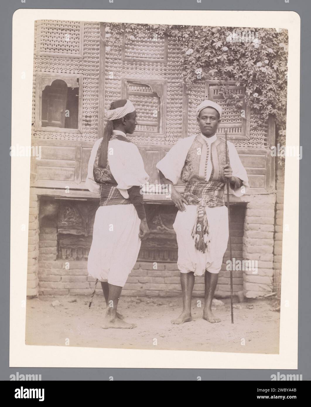 Double portrait of two unknown Egyptian soldiers (Séis), Jean Pascal ...