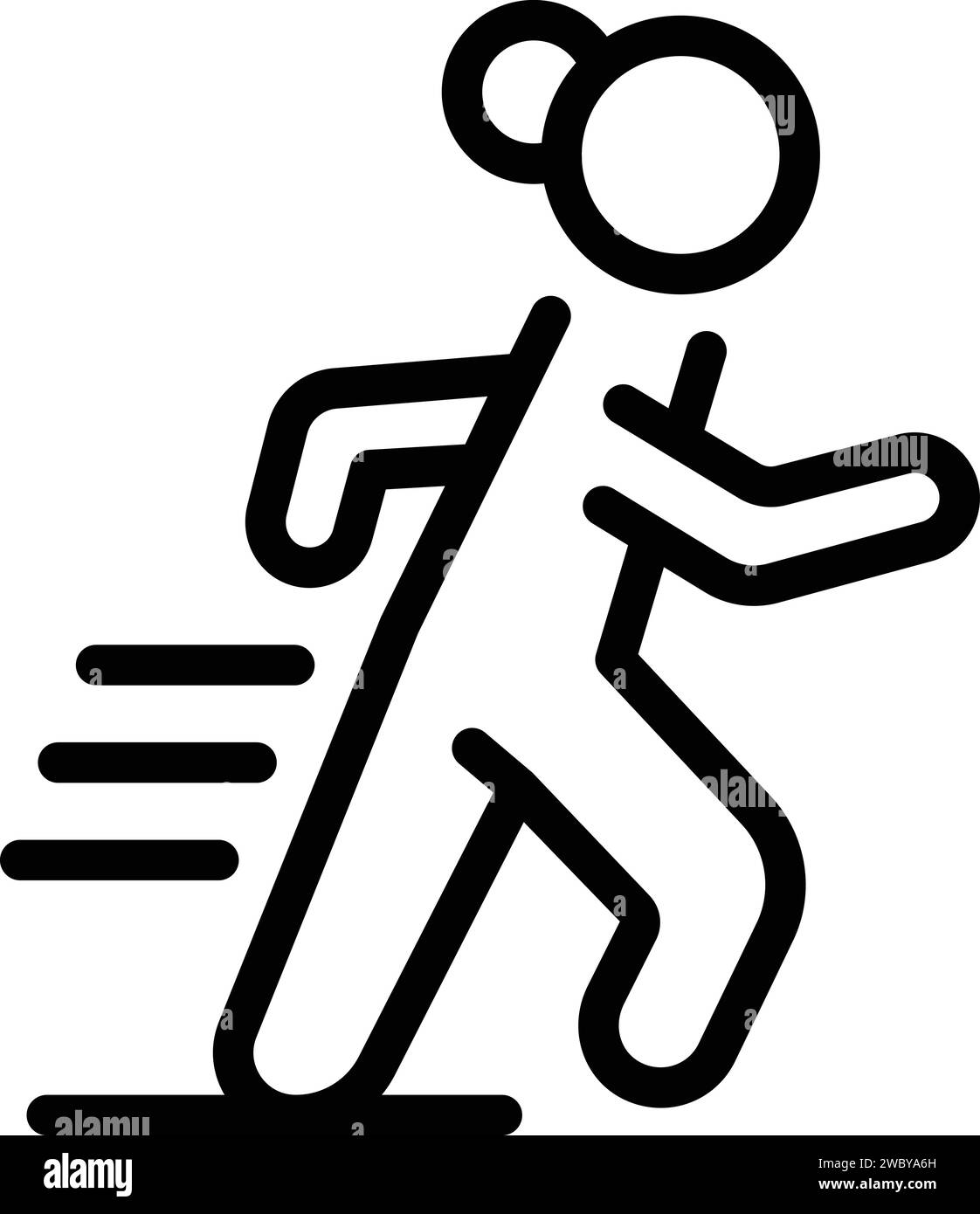 Running charity woman Stock Vector Images - Alamy