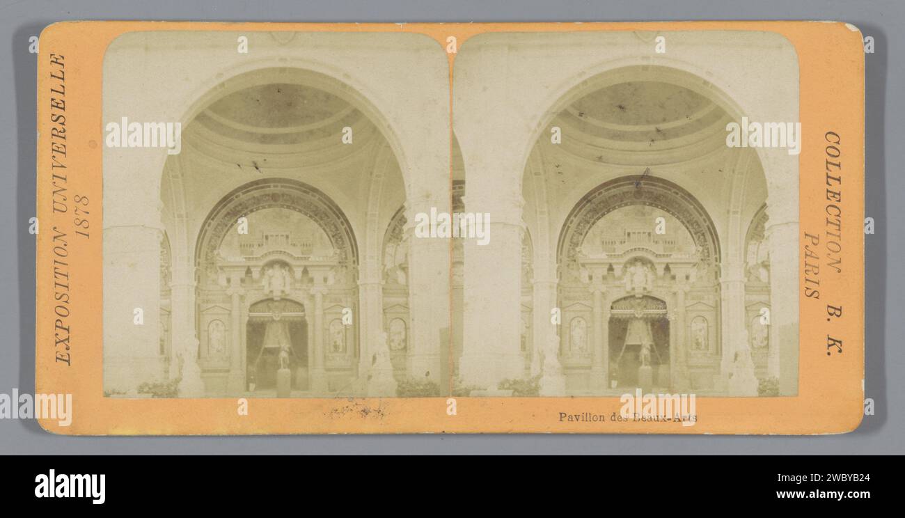 Art pavilion at the World Exhibition of 1878, Adolphe Block, 1878 ...