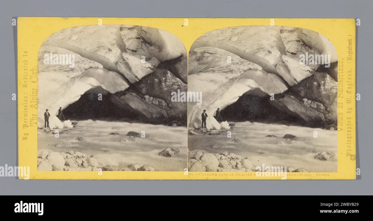 IJsgrot in de Oberer Grindelwaldgletscher, William England, c. 1850 - c ...