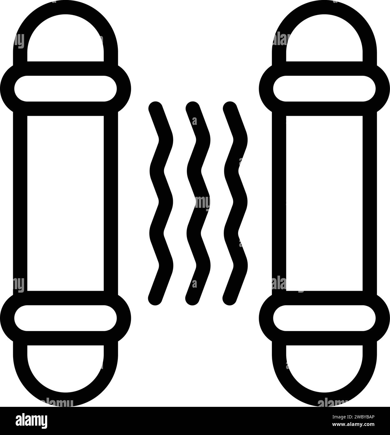 Lamp clean medical icon outline vector. Bacterium bulb. Covid sign ...