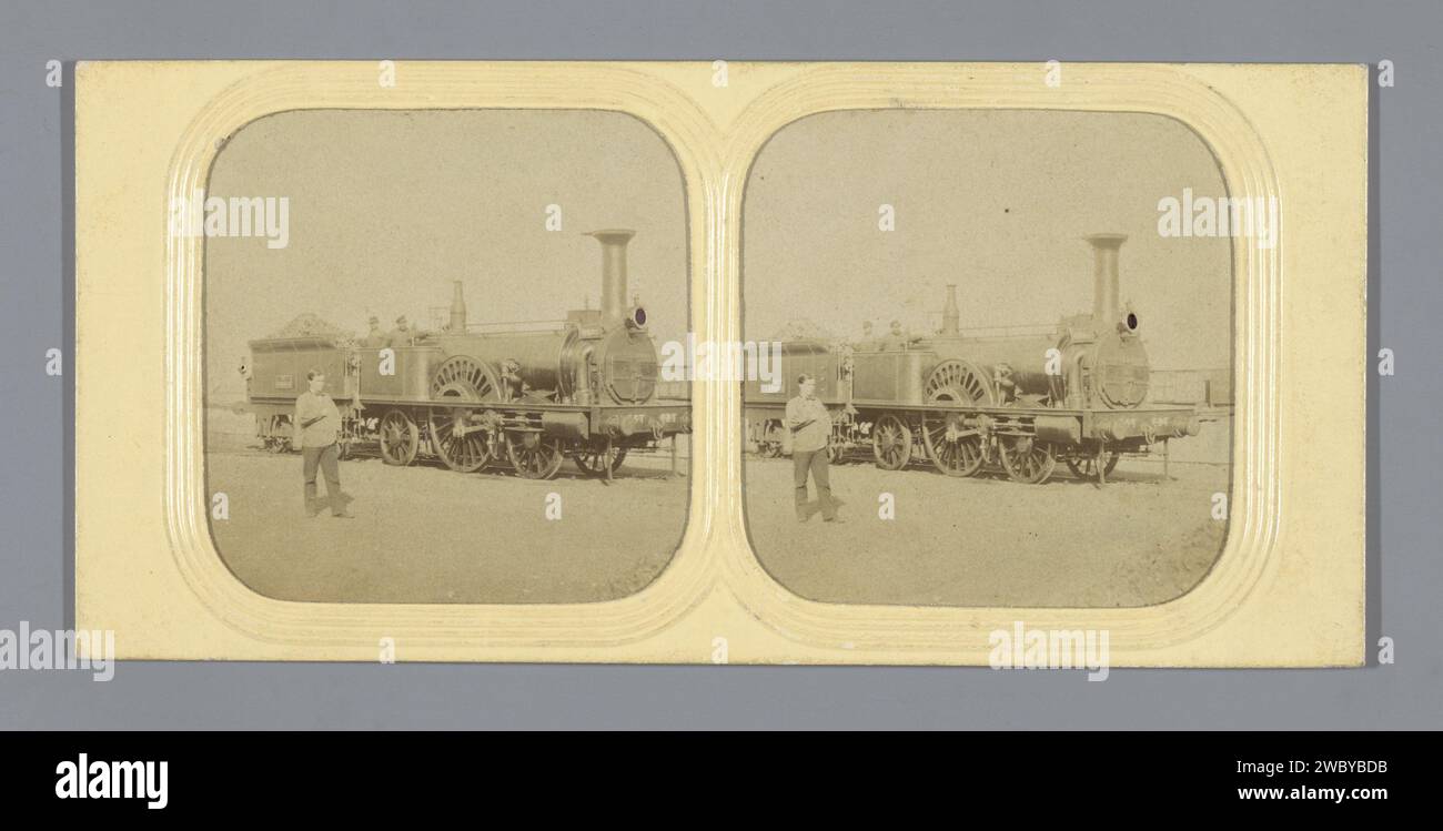 Steam locomotive of the Chemin de Fer de Charenton, Anonymous, 1855 ...