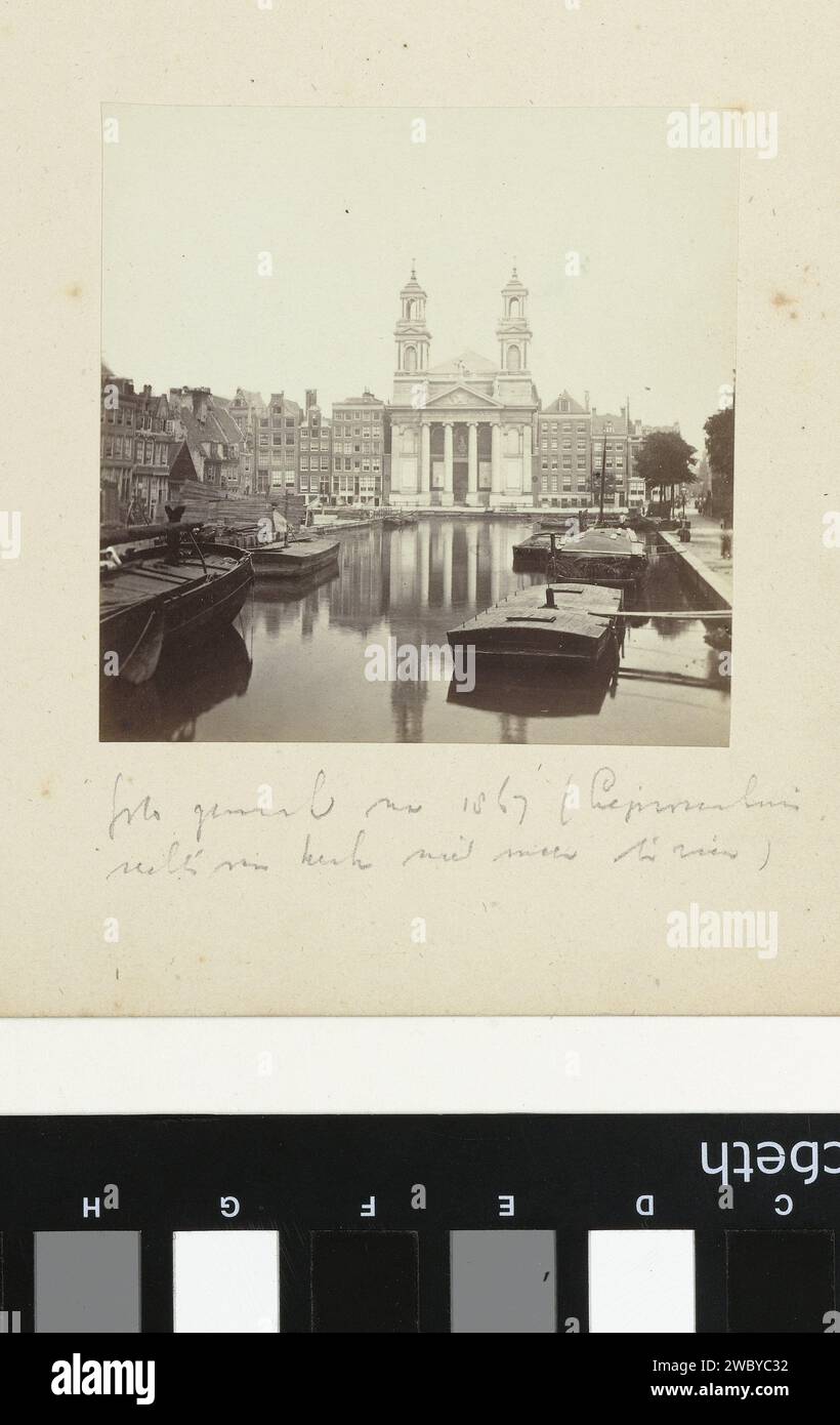 Face over the Leprozengracht on the Moses and Aäronkerk, Anonymous, c ...