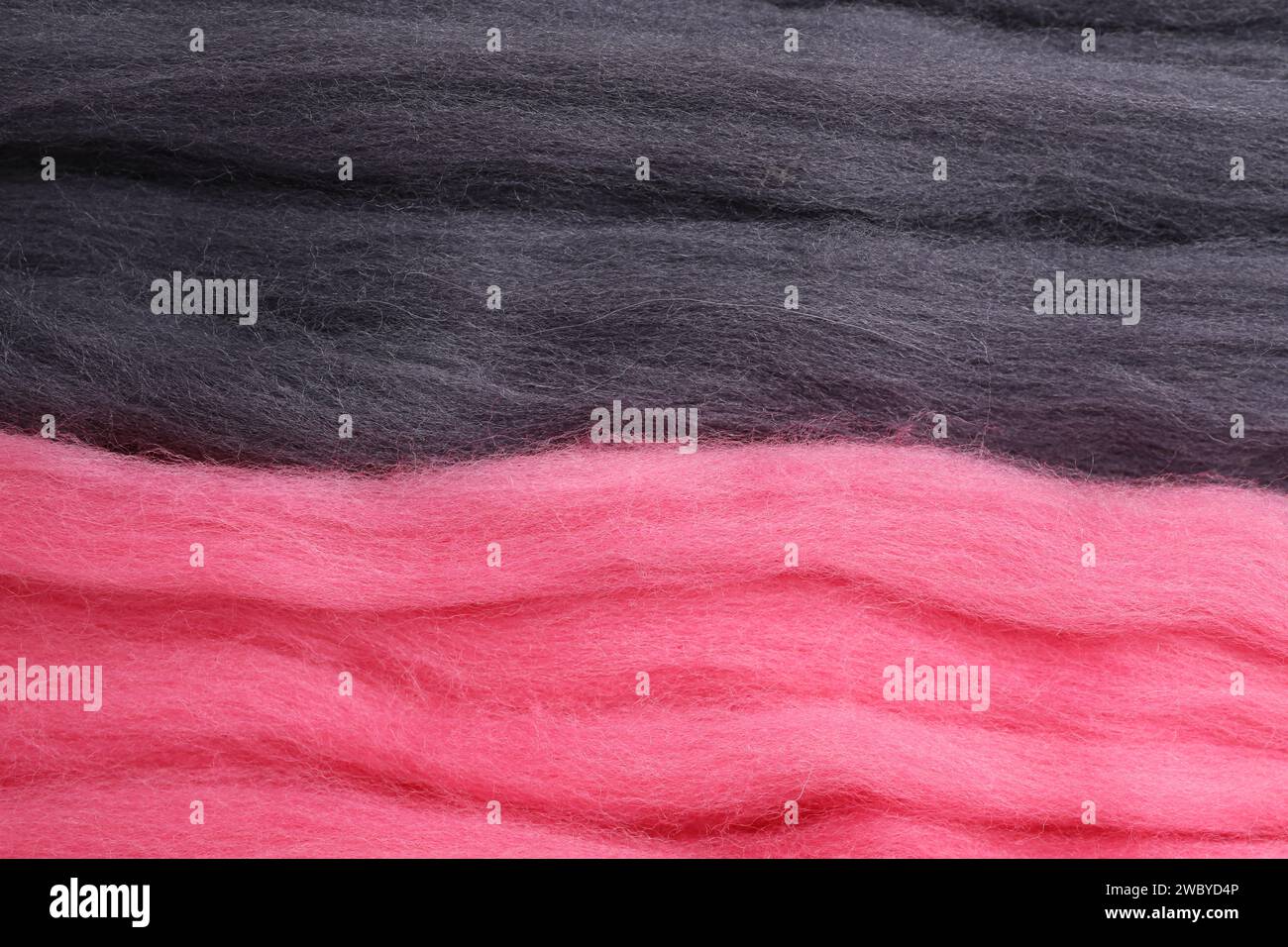 Colorful felting wool as background, closeup view Stock Photo - Alamy