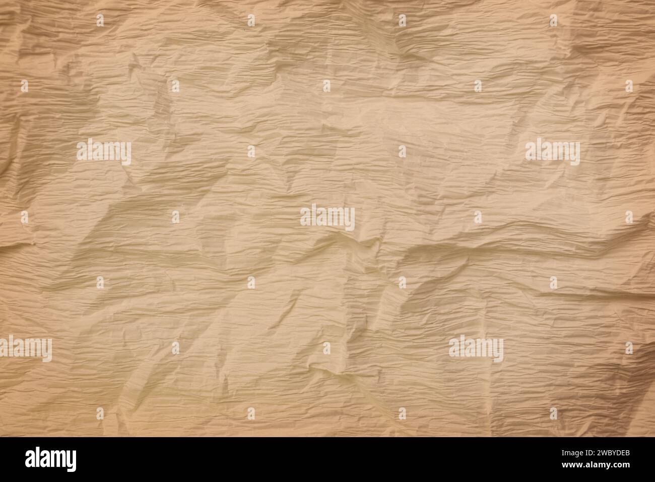 Crumpled old paper as background. Texture of parchment Stock Photo - Alamy