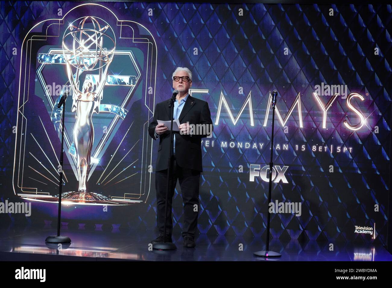 Frank Scherma, Television Academy Chair at the 75th Emmy Awards Press ...