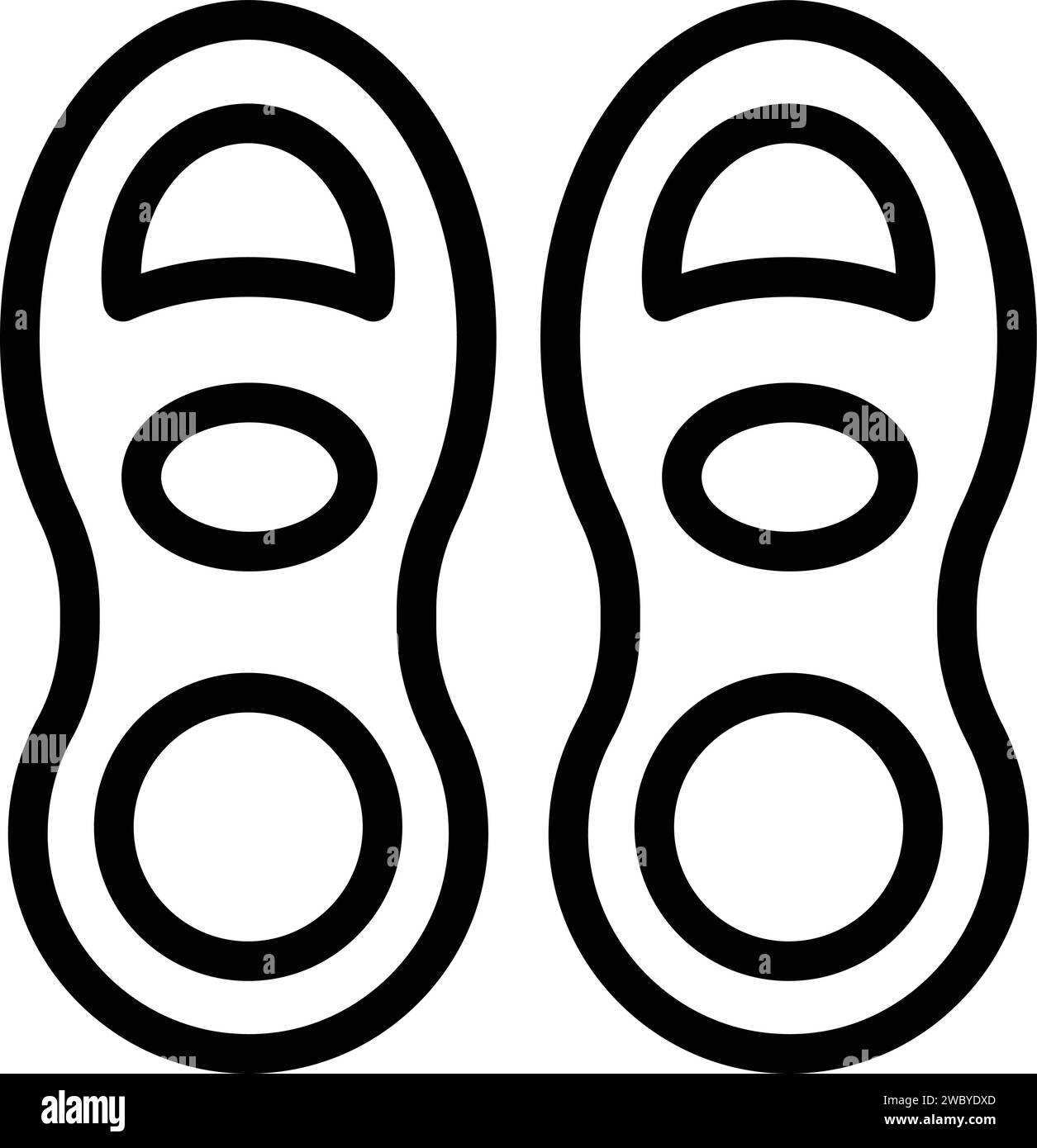 Insoles modern icon outline vector. Ankle wear heel. Anatomy inserts ...