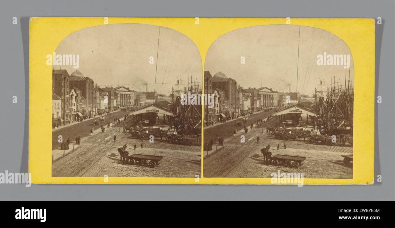 View of Strand Street in Liverpool, Henry Sampson, c. 1850 - c. 1880 ...