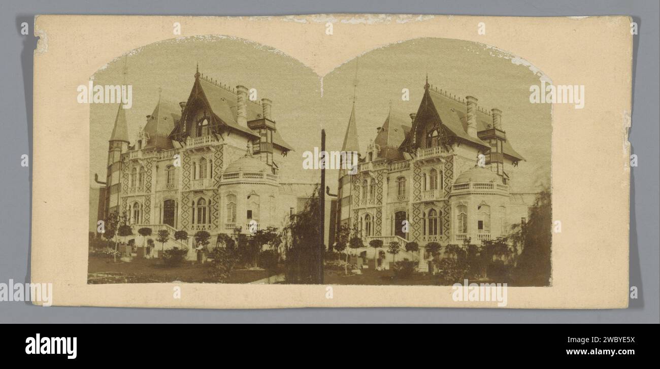 Eclectic villa, possibly in Germany or Switzerland, Anonymous, 1852 ...