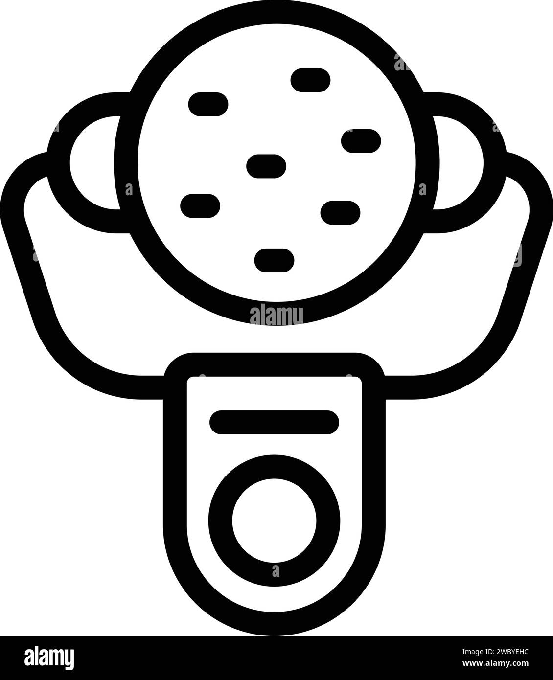 Ball face roller icon outline vector. Care massage. New skin spa Stock ...