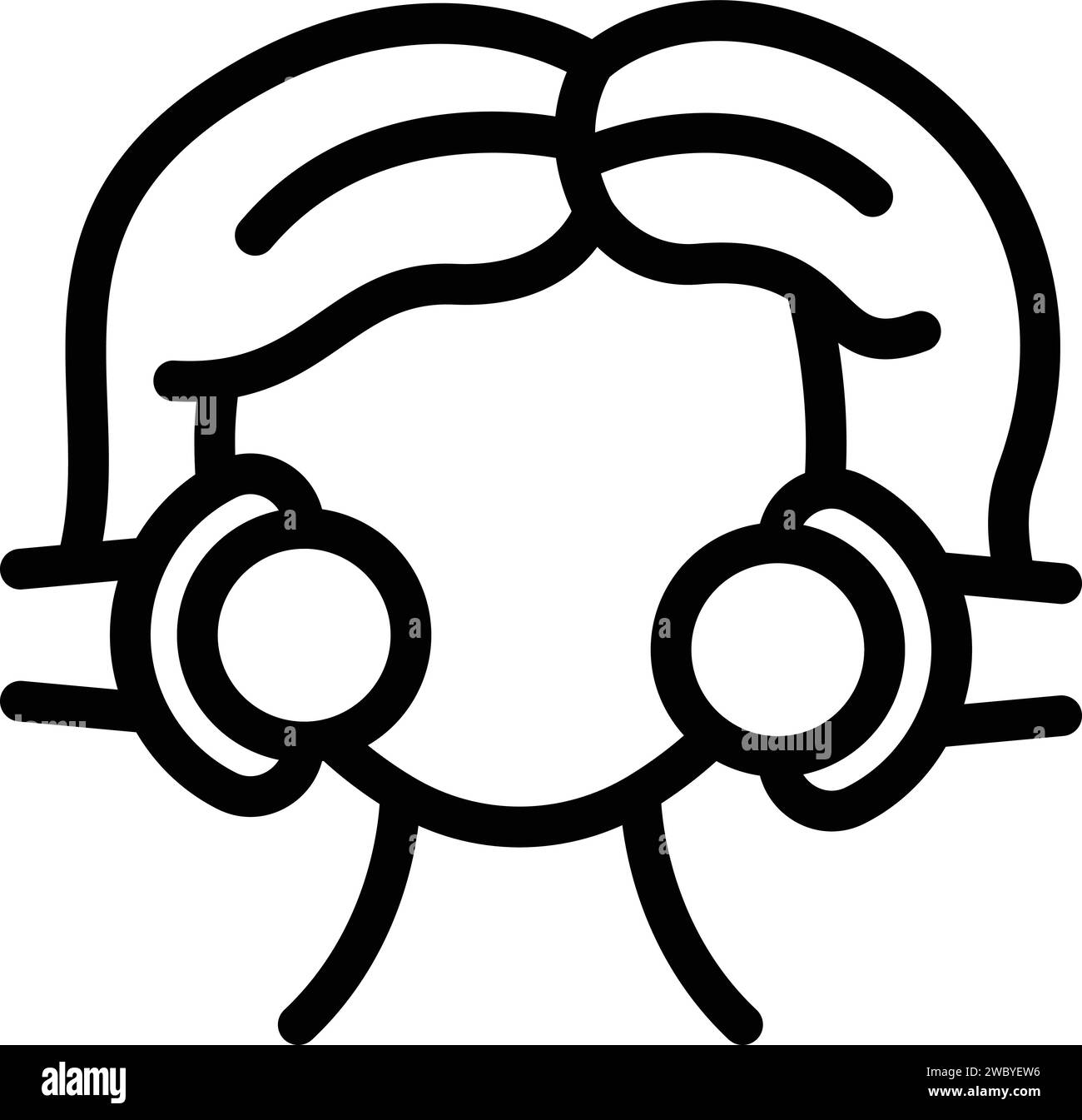 Slender face Stock Vector Images - Alamy