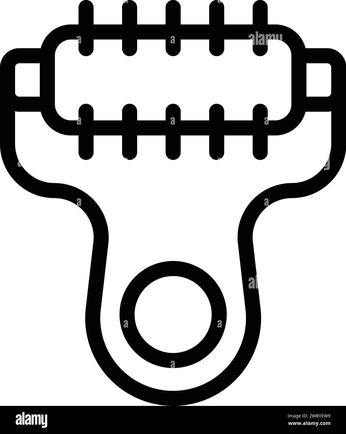 Skin care tool icon outline vector. Age self care. Spa face device ...