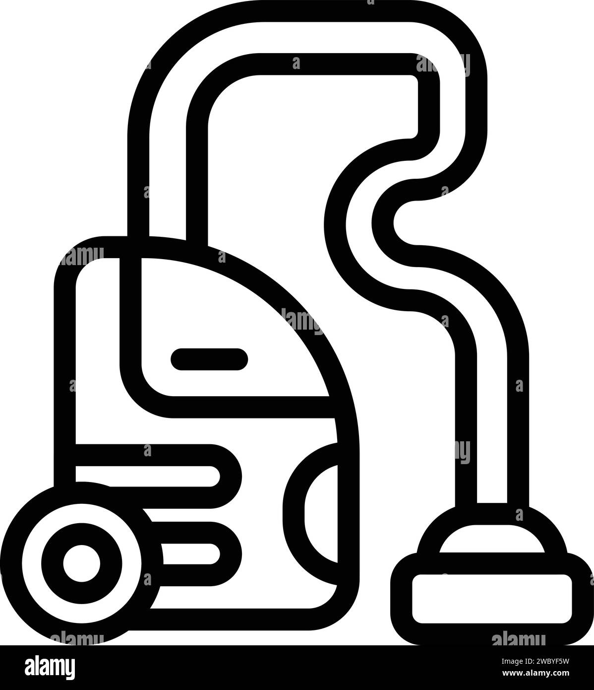 Modern vacuum cleaner icon outline vector. Street machine. Auto floor ...