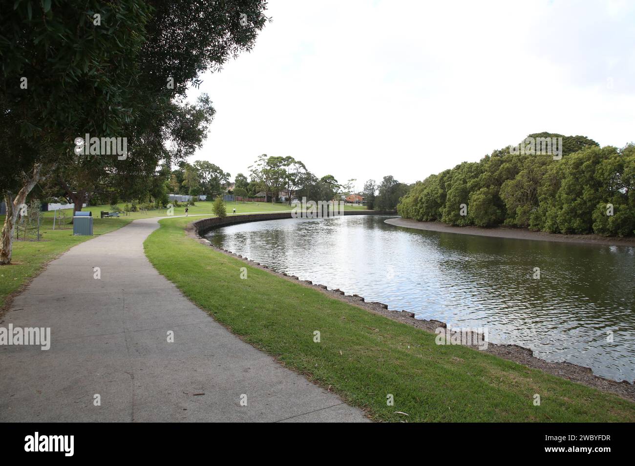 The Cooks River between the Sydney suburbs of Marrickville and Earlwood ...