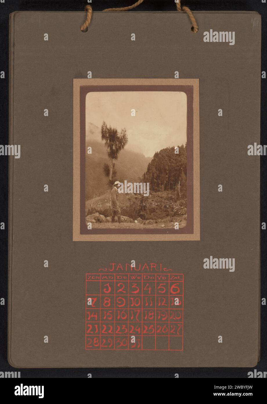 Bound calendar and three separate calendar magazines from 1923 with ...