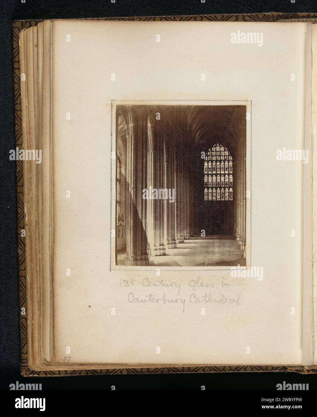 Stained glass window in the Cathedral of Canterbury, Anonymous, 1865 ...