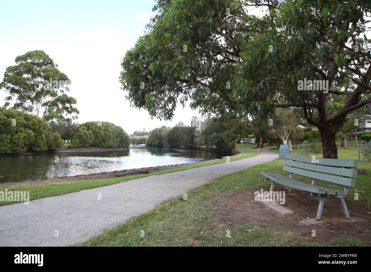 The Cooks River between the Sydney suburbs of Marrickville and Earlwood ...