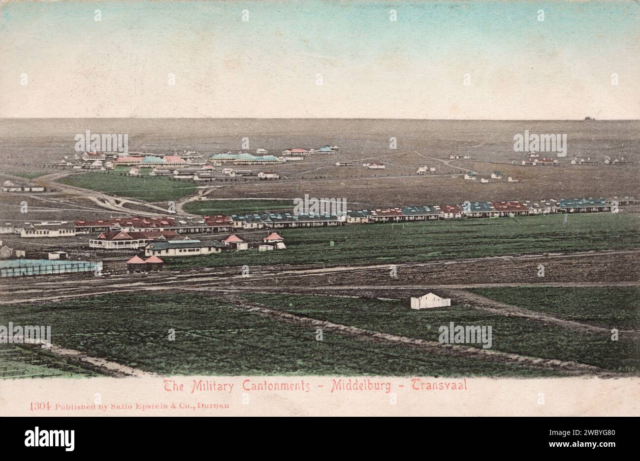 The Military Cantonments, Middelburg, Transvaal, South Africa, approx ...