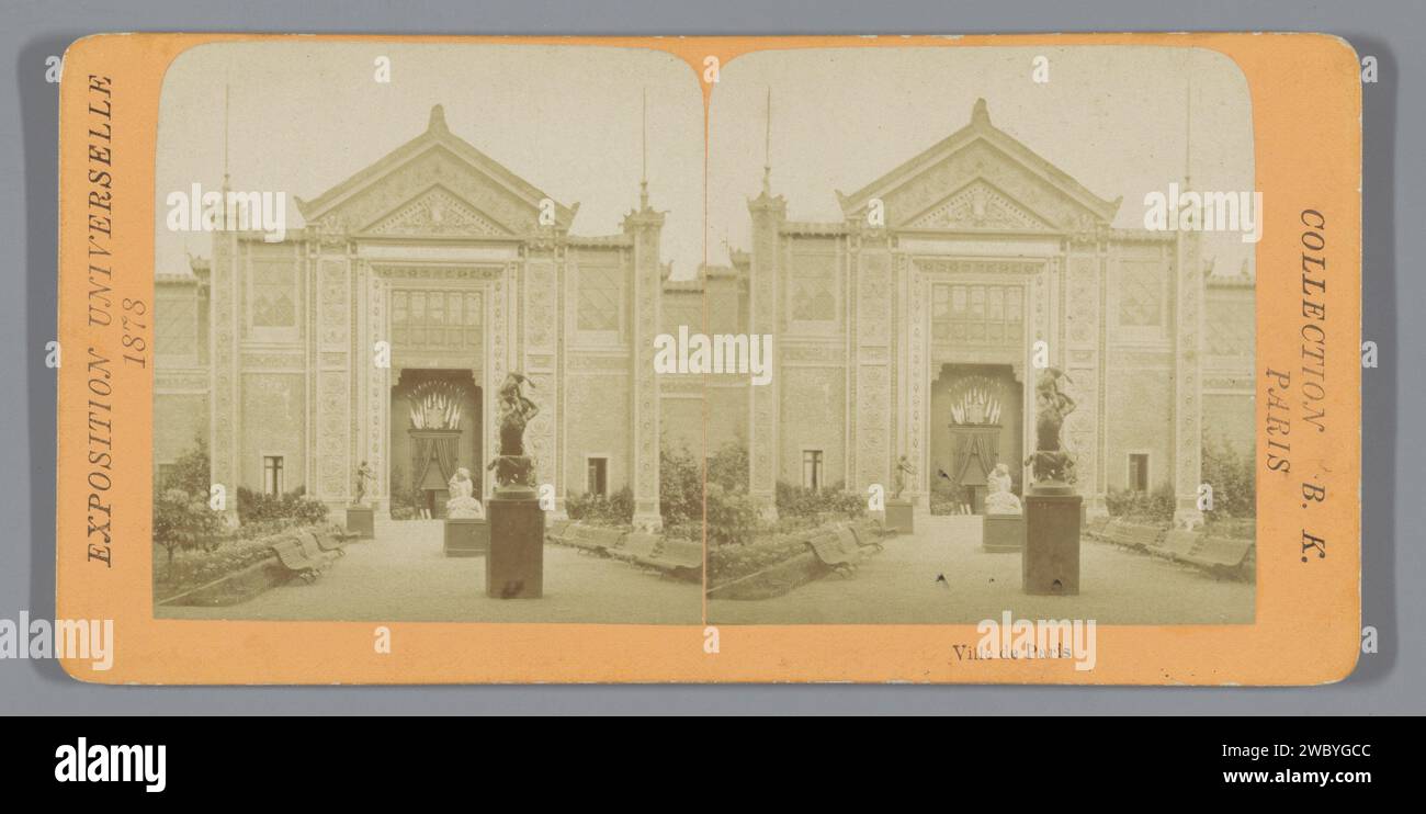 Pavilion of the city of Paris at the World Exhibition of 1878, Adolphe ...