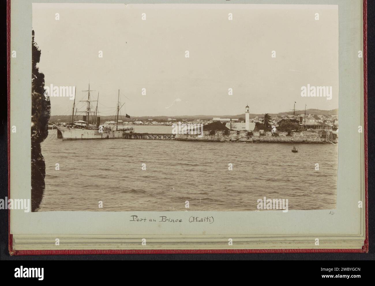 View of the port of Port-au-Prince on Haiti, Anonymous, c. 1870 - c ...