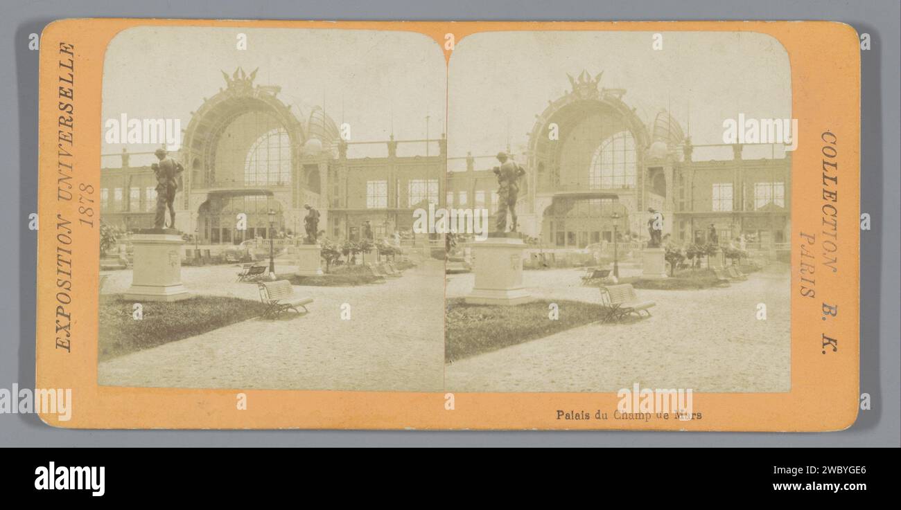 Palais du Champ de Mars during the World Exhibition of 1878, Adolphe ...