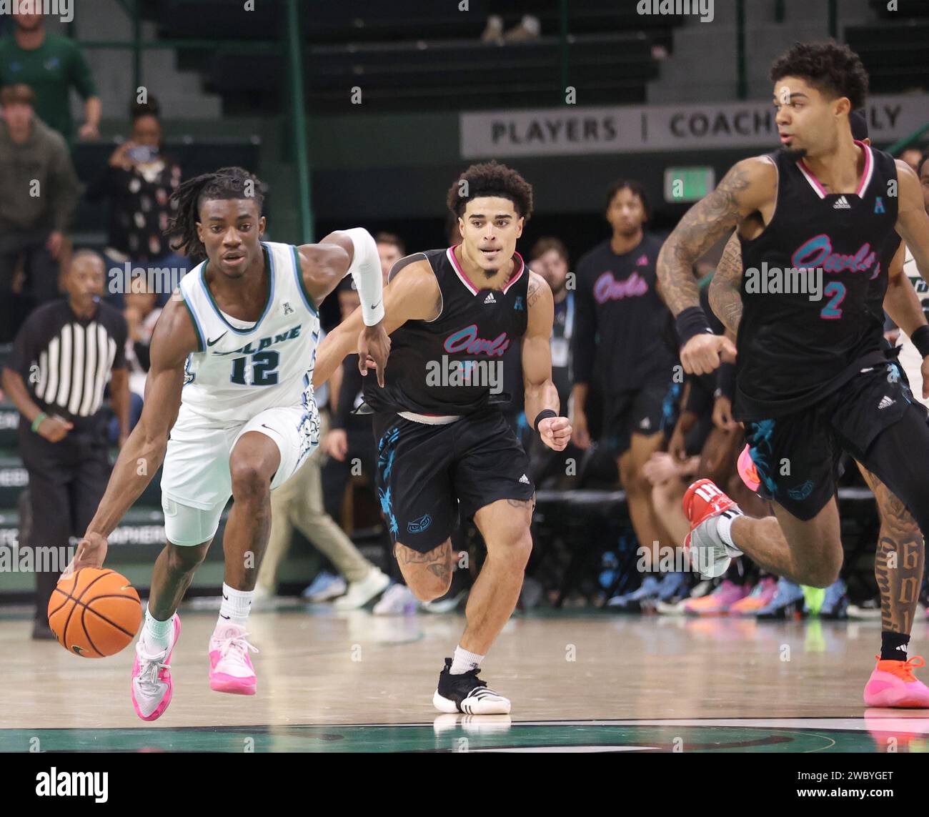 New Orleans, USA. 11th Jan, 2024. Tulane Green Wave guard Kolby King ...