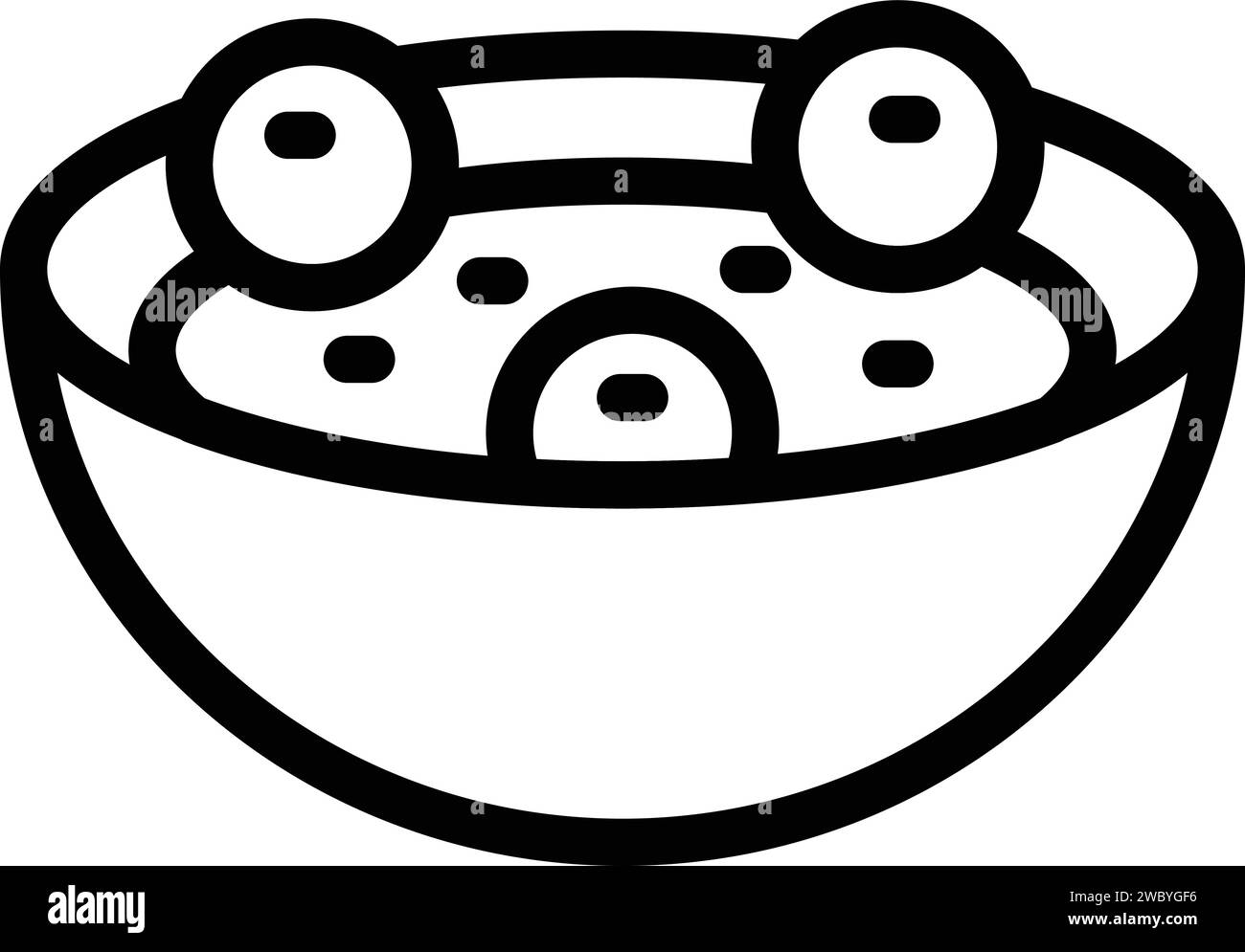 Food soup gyoza dumplings Stock Vector Images - Alamy