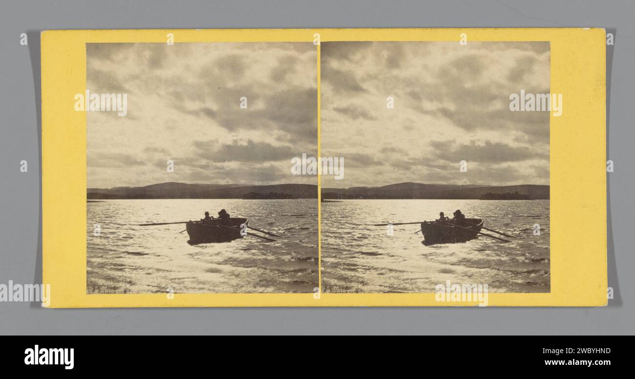 Rowing boat on the Lochindorb, George Washington Wilson, c. 1850 - c ...