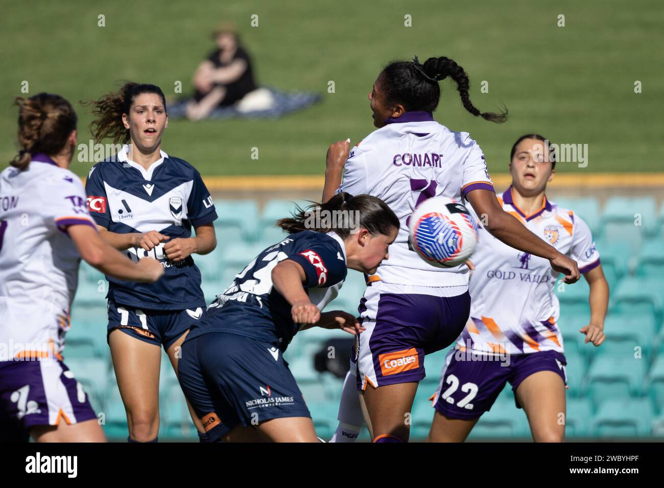 Oval. Lilyfield. Sydney. Australia 12/01/2024, Melbourne Victory ...