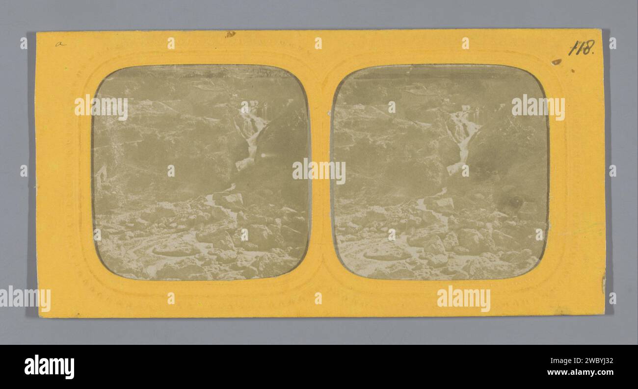 Waterfall in the Rhumel River near Constantine, Algeria, Anonymous ...