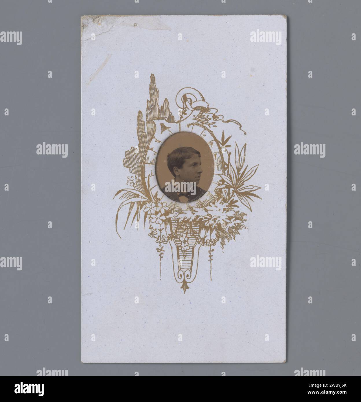 Portrait of an unknown young man, Anonymous, 1855 - 1900 photograph ...