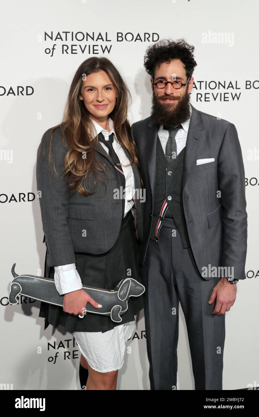 Ciprianis, New York, USA, January 11, 2024 - Marisa Hunt and Benjamin ...