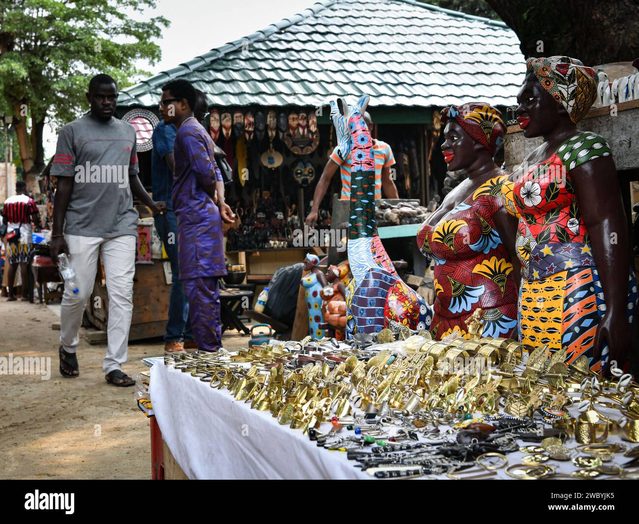 Abidjan. 12th Jan, 2024. This photo taken on Jan. 12, 2024 shows a ...