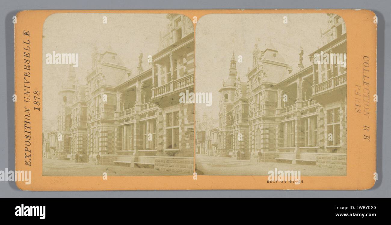 Belgian pavilion at the World Exhibition of 1878, Adolphe Block, 1878 ...