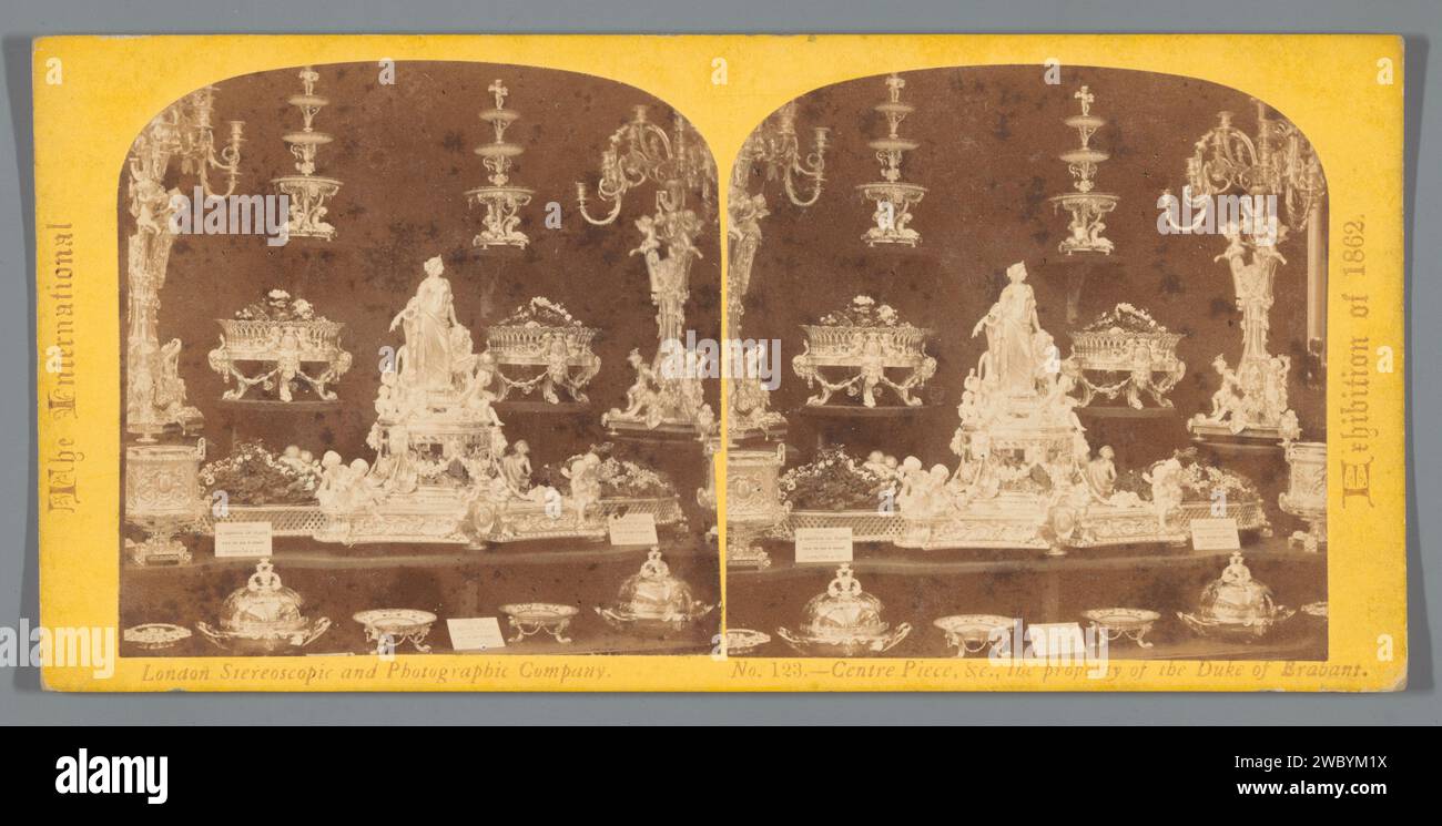 Silver Waar at the World Exhibition of 1862, owned by the Duke of ...