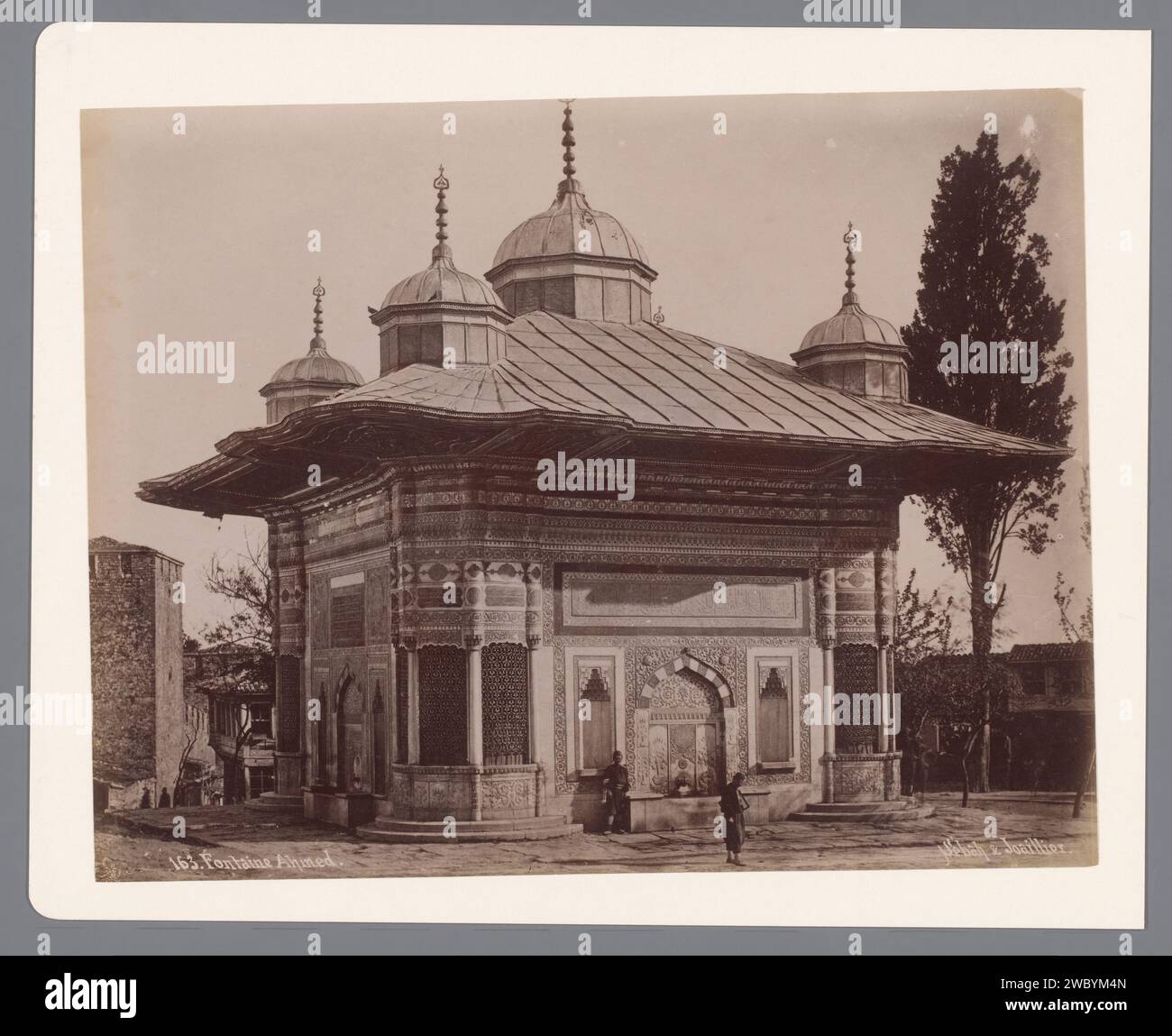 Fountain of Sultan Ahmed III in Istanbul, Sébah & Joaillier, 1888 ...