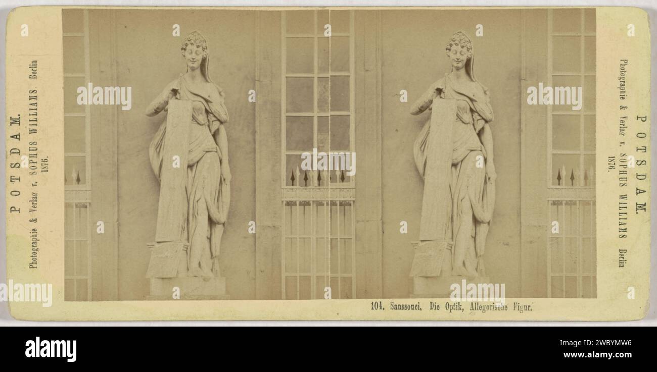 Allegorical sculpture at Sanscouci, Potsdam, Sophus Williams, 1876 ...