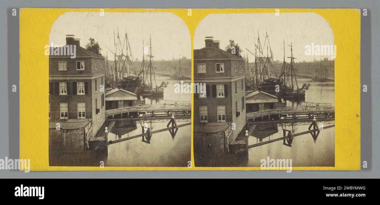 View of the Entrepotdok in Amsterdam, Pieter Oosterhuis (Possible ...